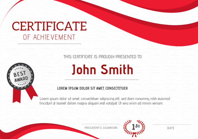 elegant diploma certificate design Templat | PosterMyWall