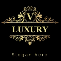 Gold Logo Background Template | PosterMyWall