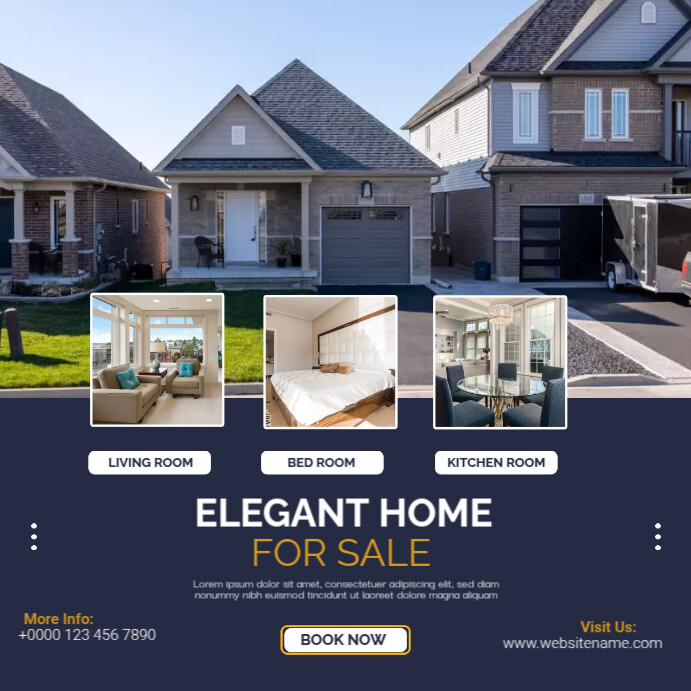 Elegant Home Ads Template | PosterMyWall