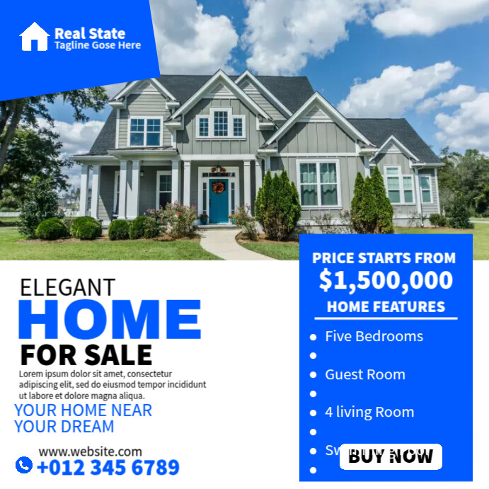 Copy of Elegant Home Ads | PosterMyWall