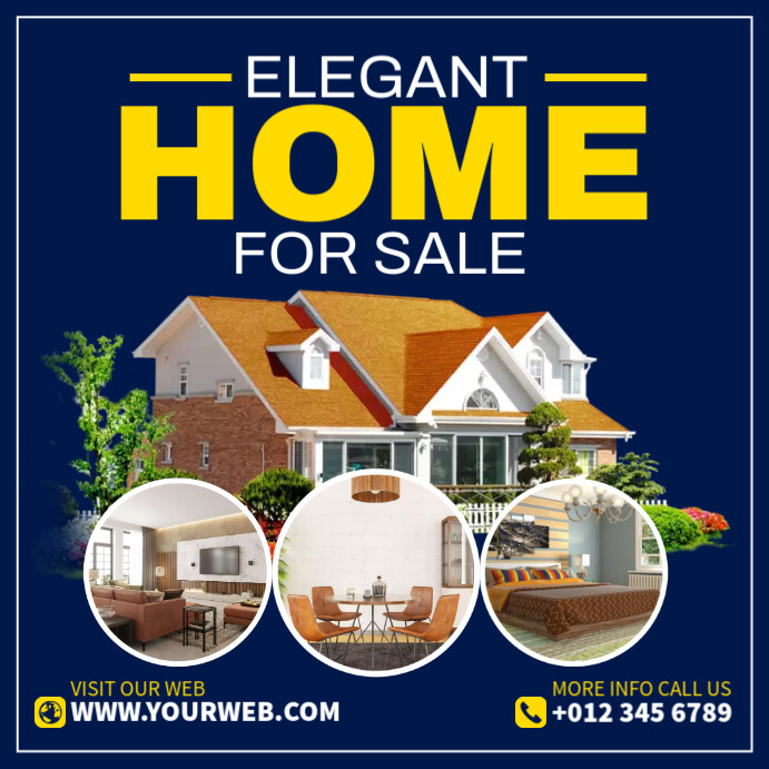 Plantilla de Elegant Home Sale | PosterMyWall