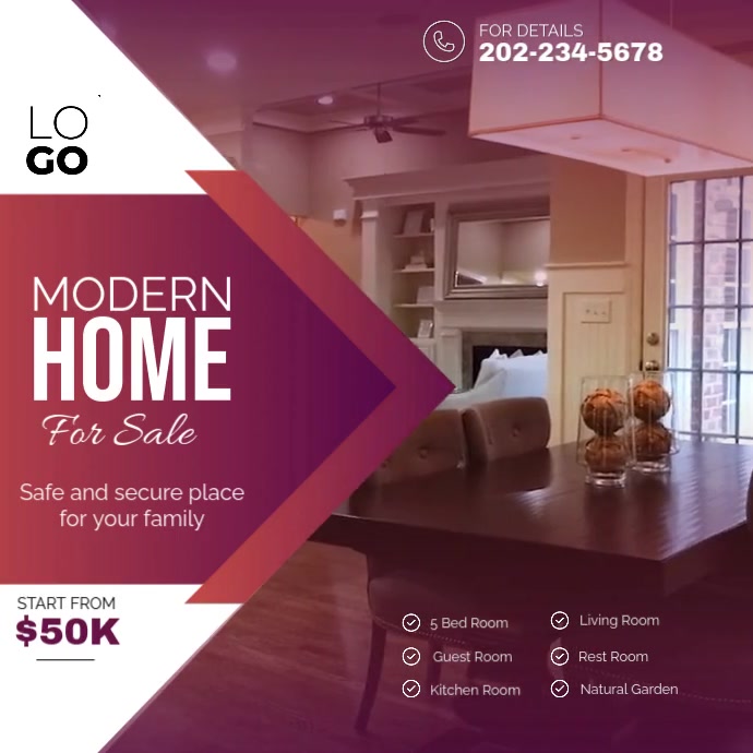 Copy of Elegant Home Video Promotion | PosterMyWall