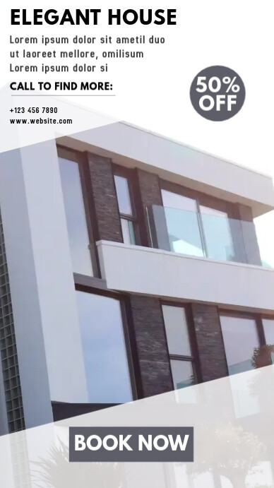 Elegant House Instagram Story Template | PosterMyWall