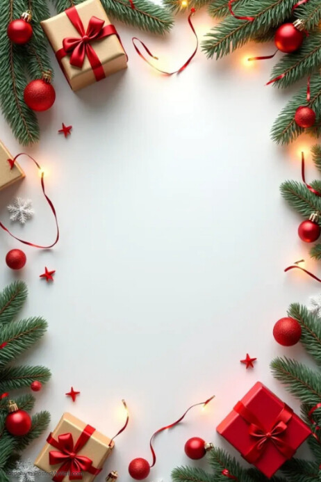 Elegant Modern Christmas template | PosterMyWall