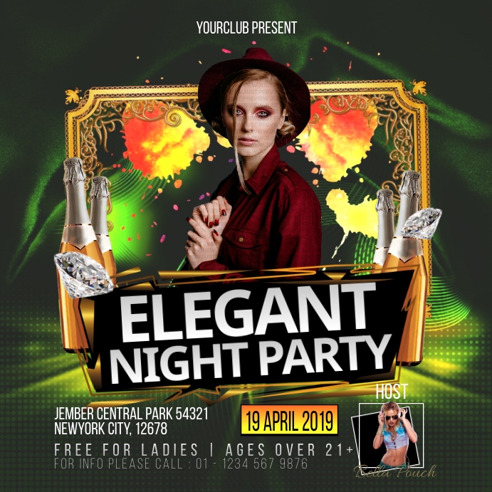 Copy of Elegant Night Party | PosterMyWall