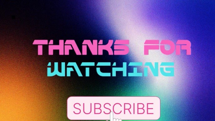 Elegant Outro Minimalist Outro Template | PosterMyWall