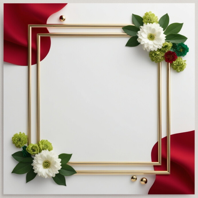Elegant plain card frame Template | PosterMyWall