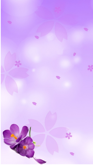Elegant Purple Floral Background Template | PosterMyWall