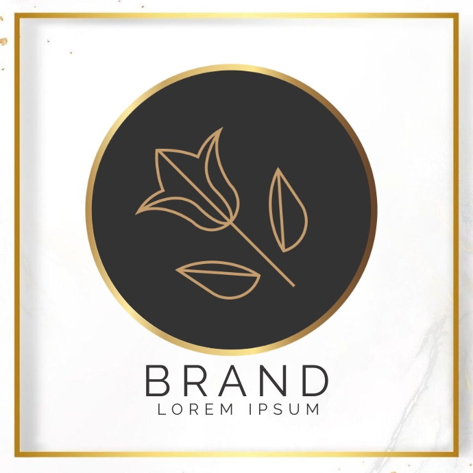 Elegant Round Logo Template | PosterMyWall
