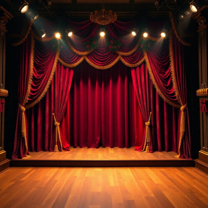 Elegant Stage deco Template | PosterMyWall