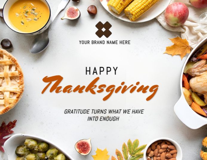 Elegant Thanksgiving Dinner Invitation Flyer – Editable Holiday ...