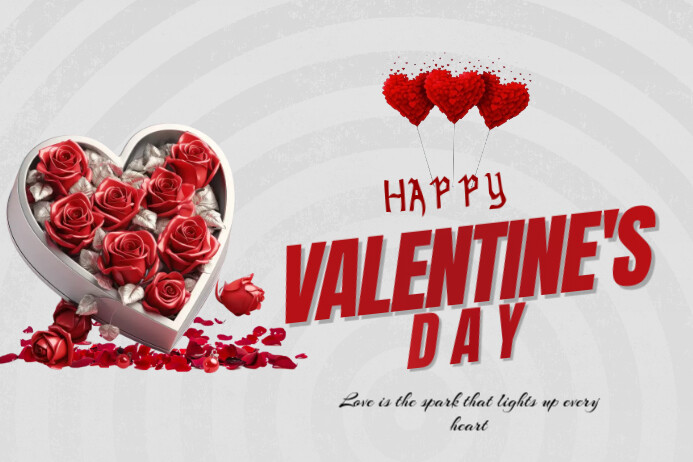 Elegant Valentine's Day Poster Design Template | PosterMyWall