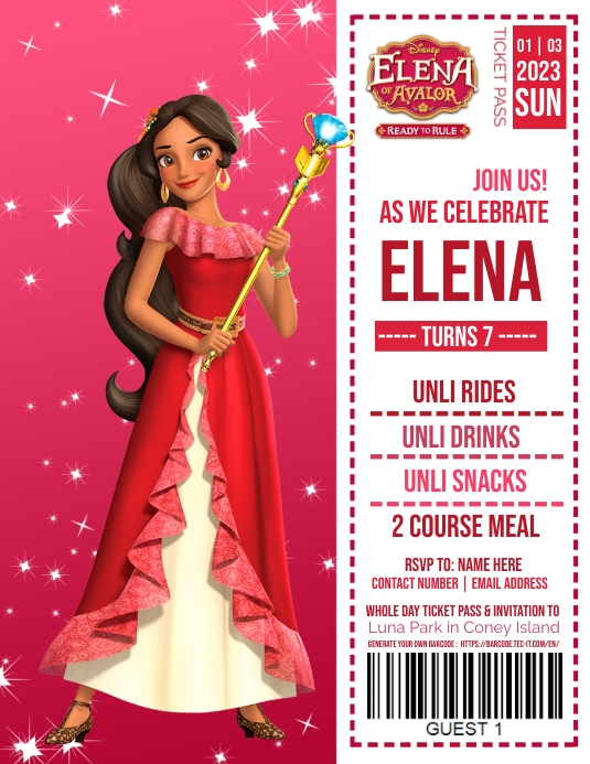 Copy of Elena of Avalor | PosterMyWall