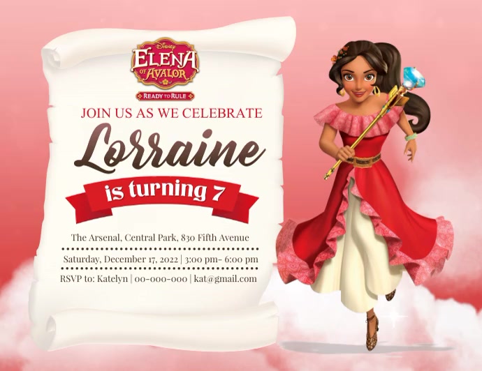Elena of Avalor Template | PosterMyWall