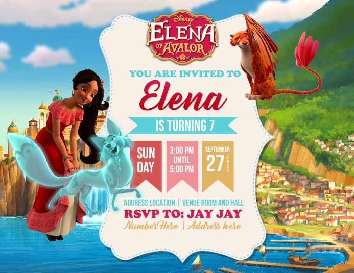 Elena of Avalor Template | PosterMyWall