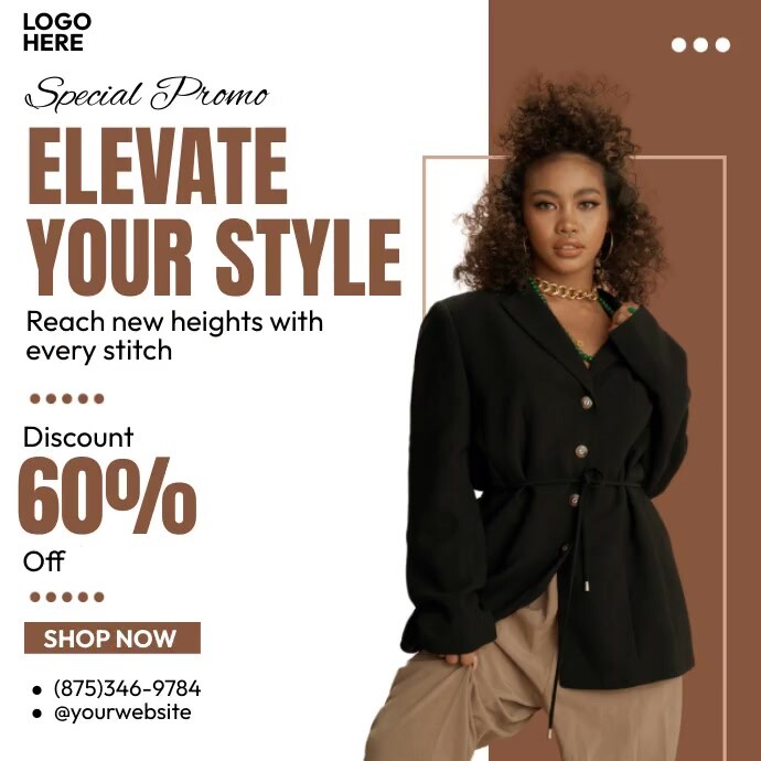 Plantilla de Elevate Your Style | PosterMyWall