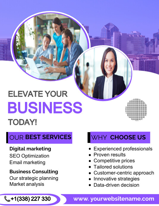 Plantilla de Elevated business flyer | PosterMyWall