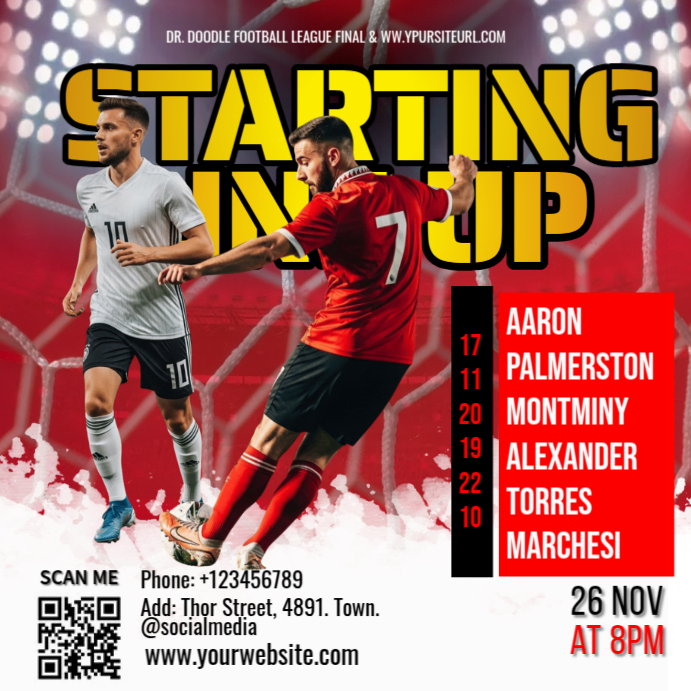 Eleven strong Template | PosterMyWall