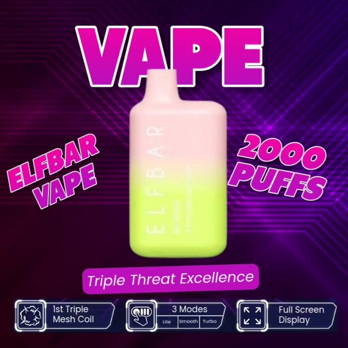 Copy of Elfbar Dispo Vape | PosterMyWall
