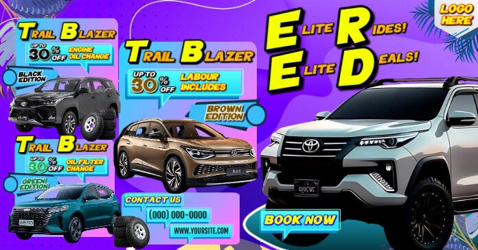 Elite Rides, Elite Deals Flyer Template | PosterMyWall