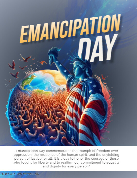 Emancipation day Template | PosterMyWall