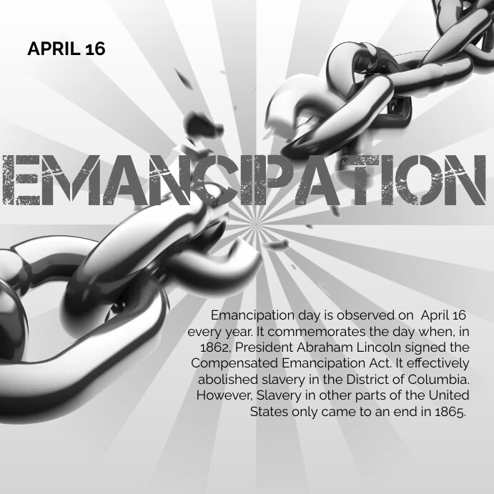 Emancipation Day Instagram Post Template | PosterMyWall