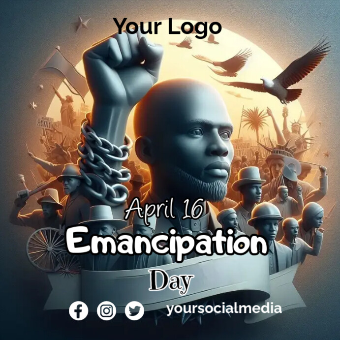 Emancipation Day Template | PosterMyWall