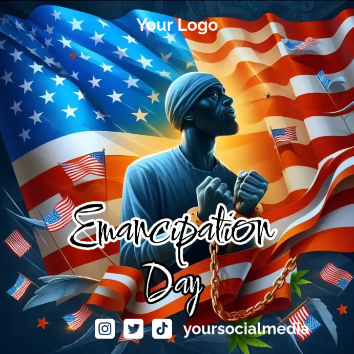 Plantilla de Emancipation Day Template | PosterMyWall