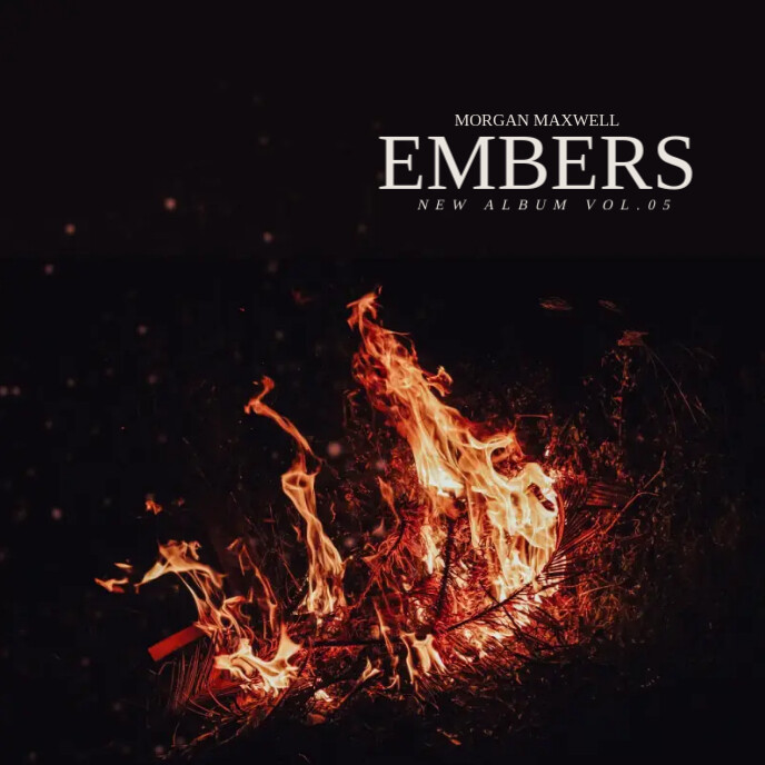 EMBERS Album Cover Template | PosterMyWall