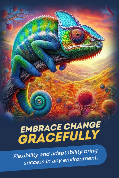 Copy of Embrace change | PosterMyWall