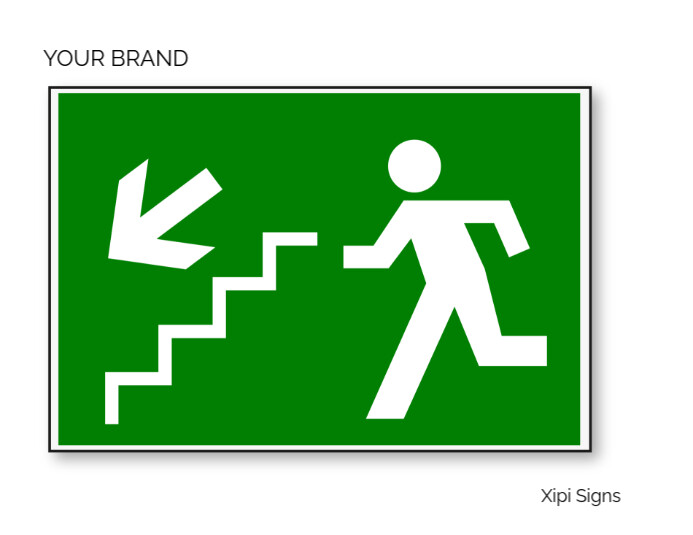 emergency exit Templat | PosterMyWall