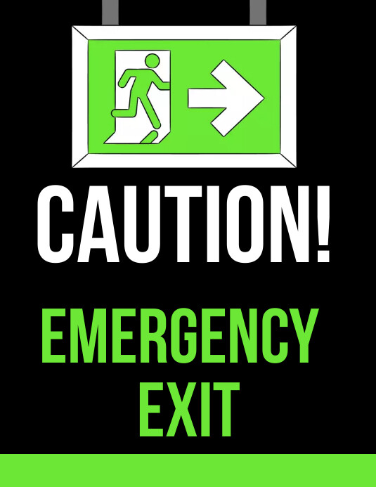 Emergency Sign Template | PosterMyWall