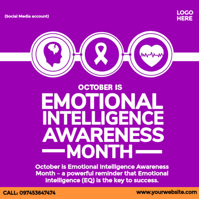 Emotional Intelligence Awareness Month Template | PosterMyWall