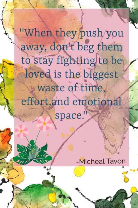 emotional love fighting effort time Template | PosterMyWall