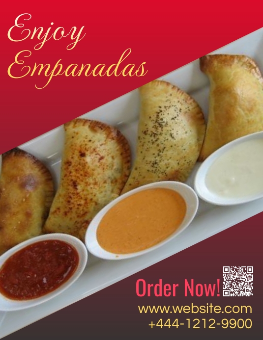 EMPANADA DAY FLYER Template | PosterMyWall