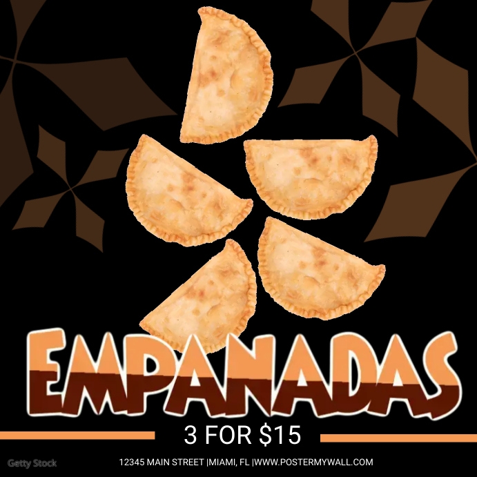 Empanadas Ad Template | PosterMyWall