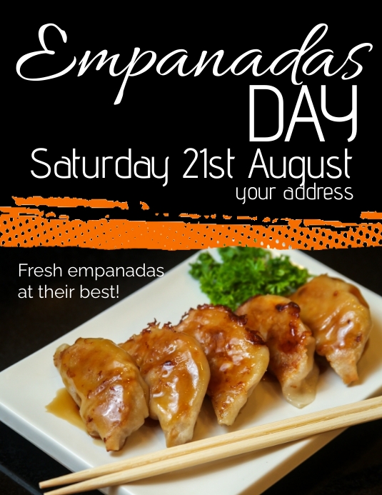 EMPANADAS Template | PosterMyWall