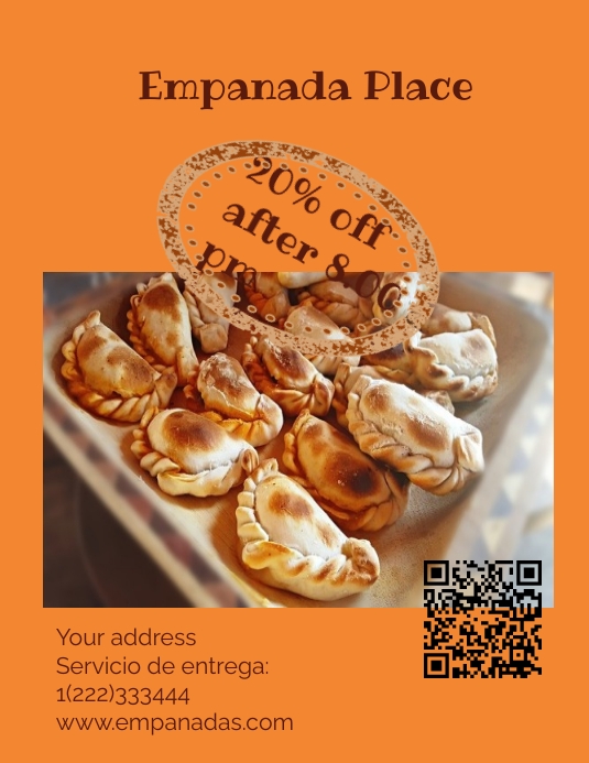 Empanadas Template | PosterMyWall