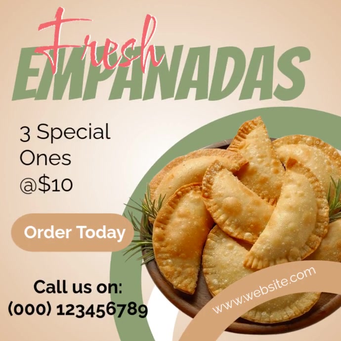 Empanadas Template | PosterMyWall