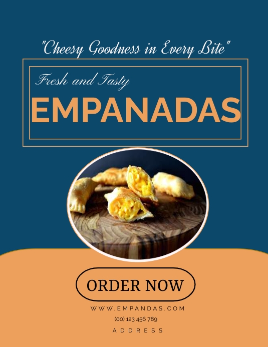 Empanadas Flyer Template | PosterMyWall