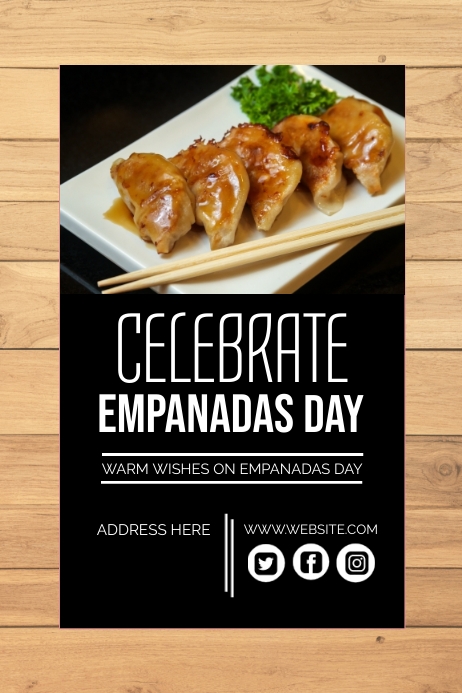 Empanadas flyer Template | PosterMyWall