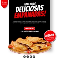 EMPANADAS INSTAGRAM POST TEMPLATE | PosterMyWall
