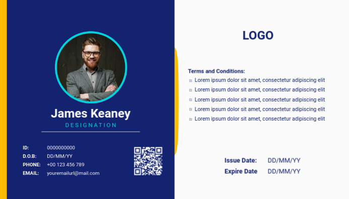 Employe Card Design Template | PosterMyWall