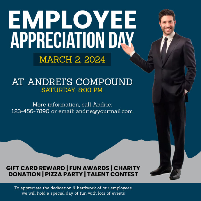 Employee Appreciation Day Template | PosterMyWall