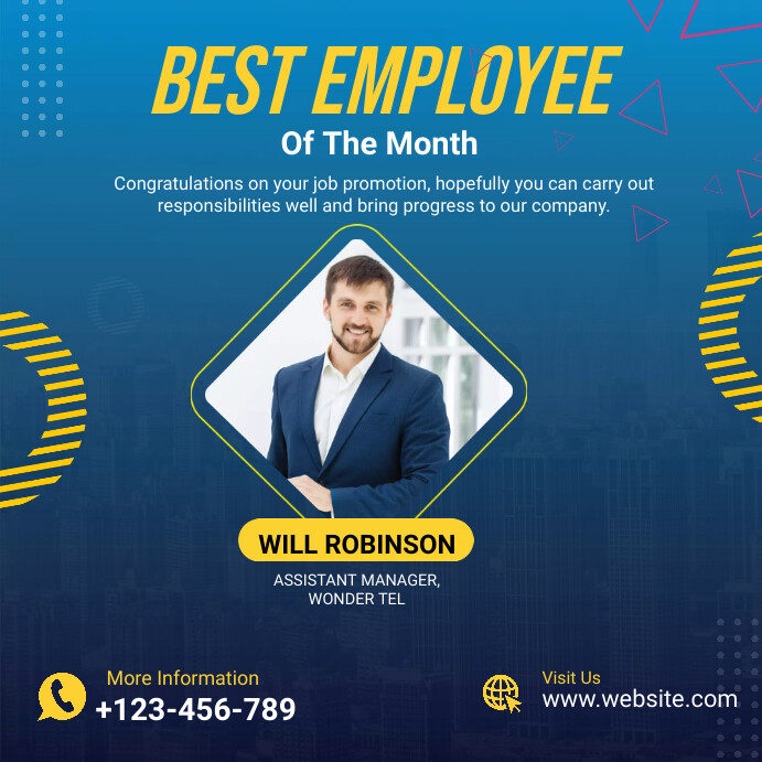 Employee Award Template | PosterMyWall