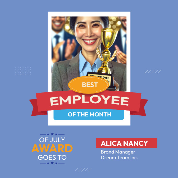 Employee Award Template | PosterMyWall