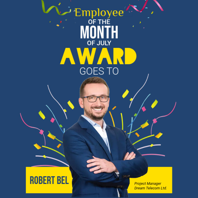 Copy of Employee Award Template | PosterMyWall