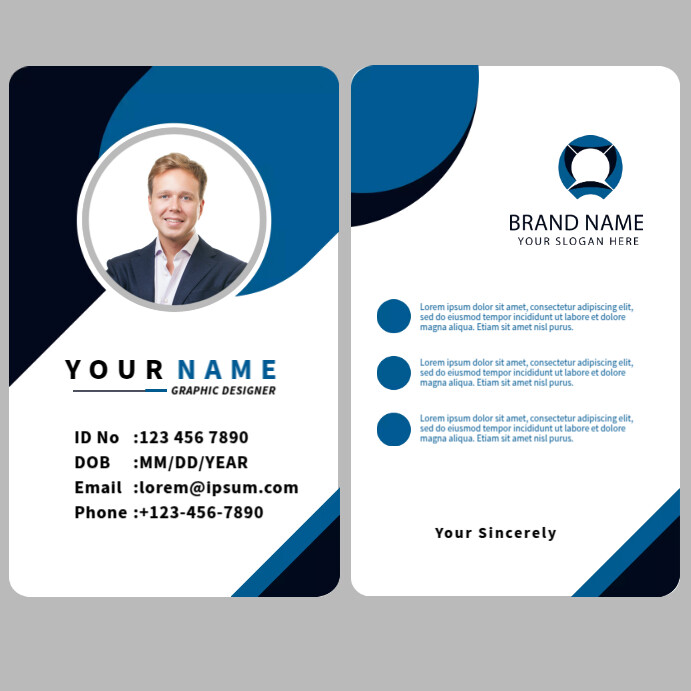 Employee ID Ads Template | PosterMyWall