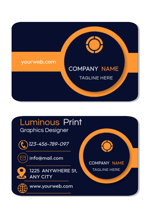 Employee Identification Card Template Design Postermywall