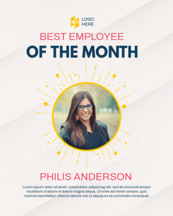 Copia de Employee of the Month — Staff Recognition Instagram Post ...